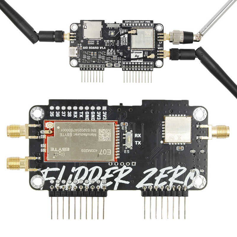 For Flipper Zero Multiboard 3 In 1Expansion Board Wifi Nrf24 + Esp32 2.4G Expansion High Gain ...