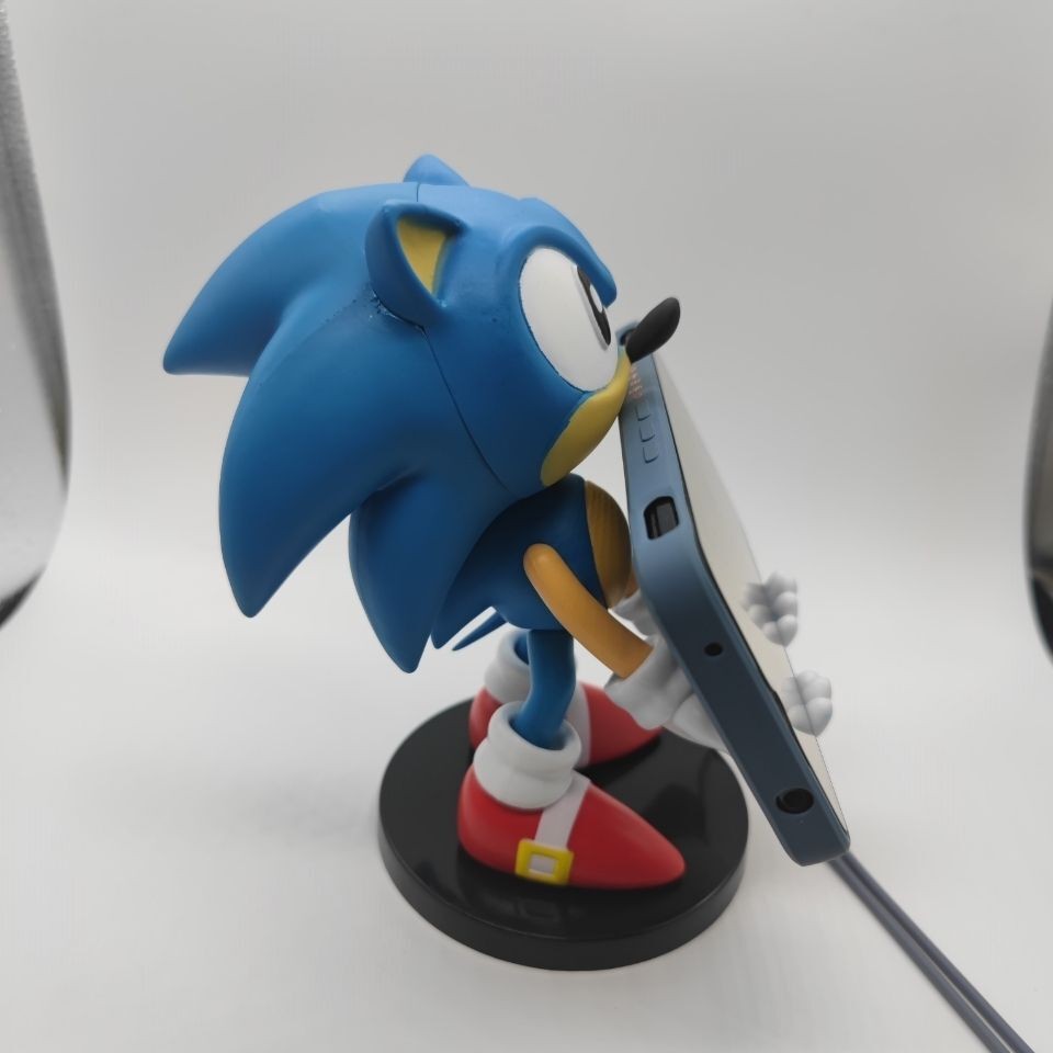 Cartoon Blue Cute Super Sonic Mouse Game Controller Mobile Stand ...