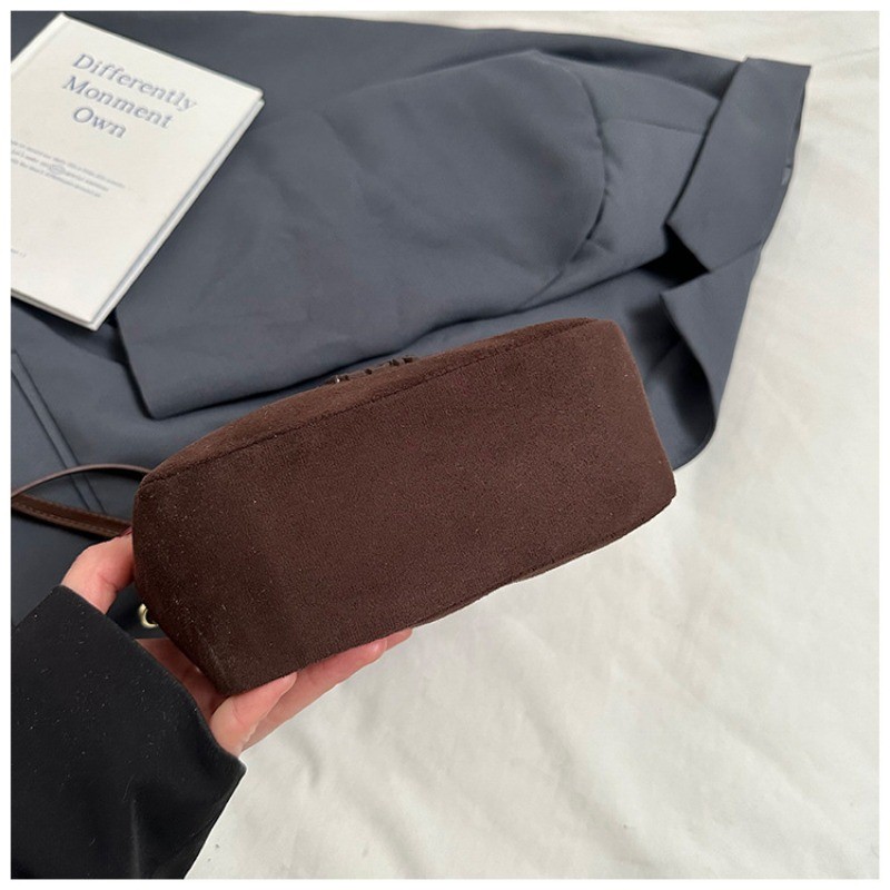 Ielgy Fresh Cute Plush Handbag Autumn Winter All-Match One-Shoulder ...