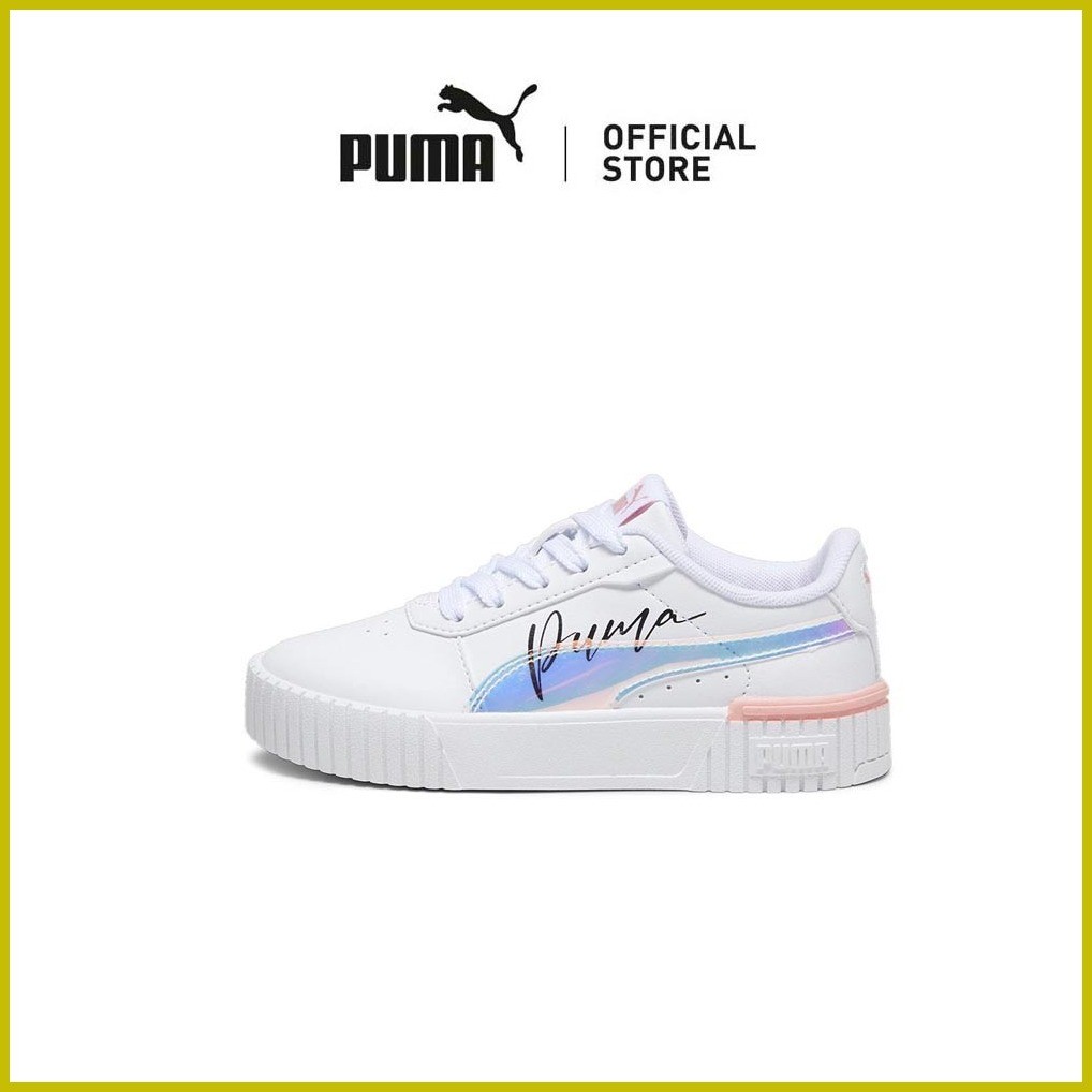 PUMA Carina 2.0 Crystal Wing Little Girl Kids' Sneakers (White) | Shopee Philippines