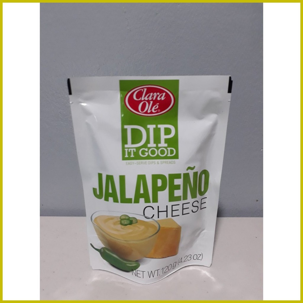 Clara Ole Dip It Good Jalapeno Cheese 120g | Shopee Philippines