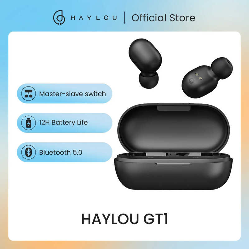 Gt1 HAYLOU 2022 True Earbuds Bluetooth 5.2 Earphones Dual-Master Chip ...