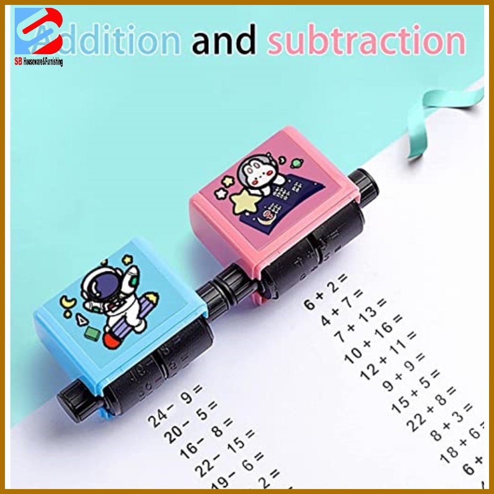 Math Roller Stamp for Students Addition and Subtraction Exercises ...