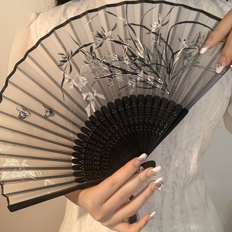 Knock Cute National Trendy Ancient Fan Jiangnan Traditional Craft Fan ...