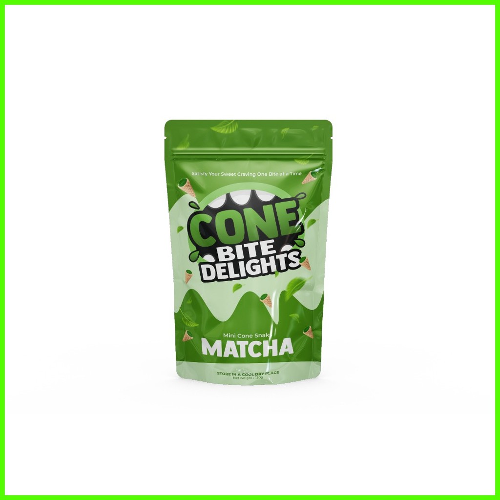 CONE BITE DELIGHTS Cone Tip Bite-size Snack 120g 12- 14pcs per pack ...