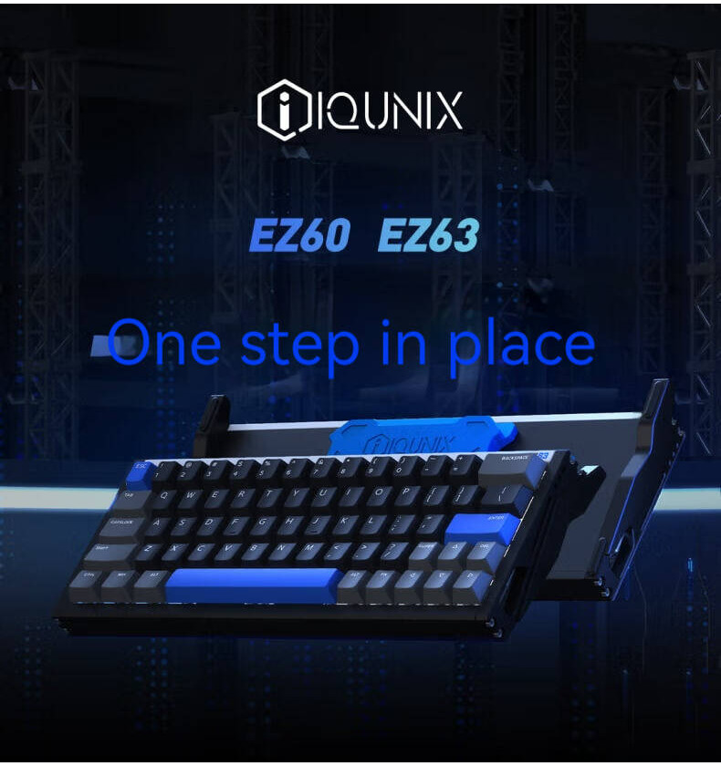 IQUNIX EZ60 EZ63 Gaming Magnetic Axis Keyboard Aluminum Alloy CNC ...