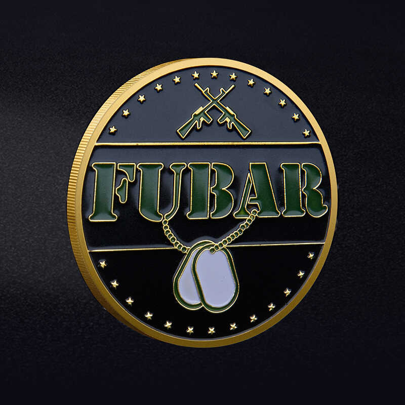 US Military Coin US Sergeant Gas Coin Commemorative Medal Snafu/Fubar ...