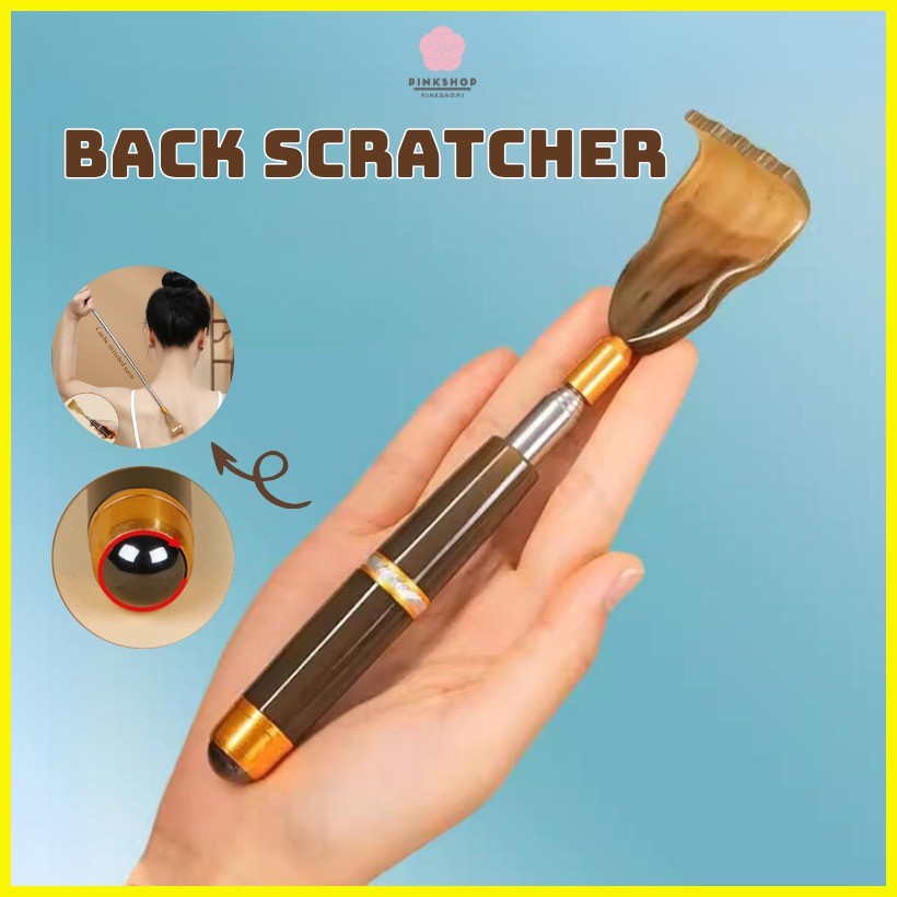 ♠ Adjustable 53cm Extending Back Scratcher For Adults Stainless, Steel ...