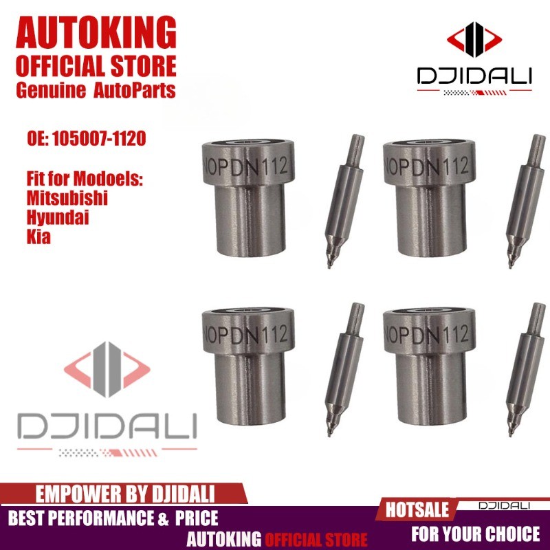 4PCS Diesel Fuel Injector Nozzle DN0PDN112 105007-1120 for Mitsubishi Pajero Strada L200 L300 ...