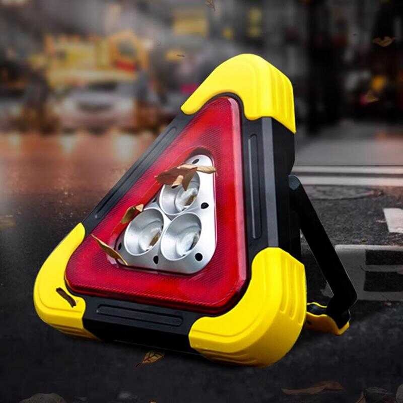 Warning Car Triangle Light Vehicle Foldable Vertical Reflective Tripod ...