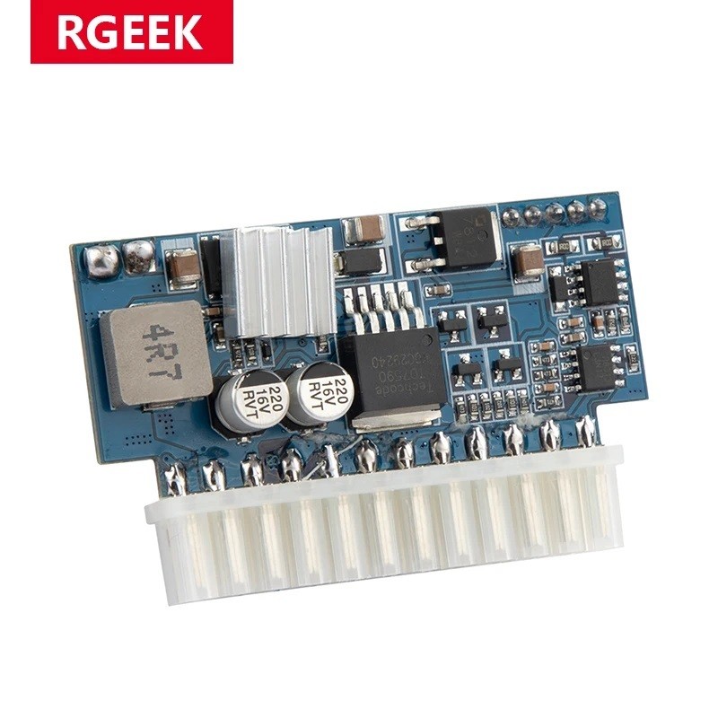 Rgeek 3 E7 Peak 19V 200W Pico Switch Mining PSU 24Pin MINI ITX DC To ...