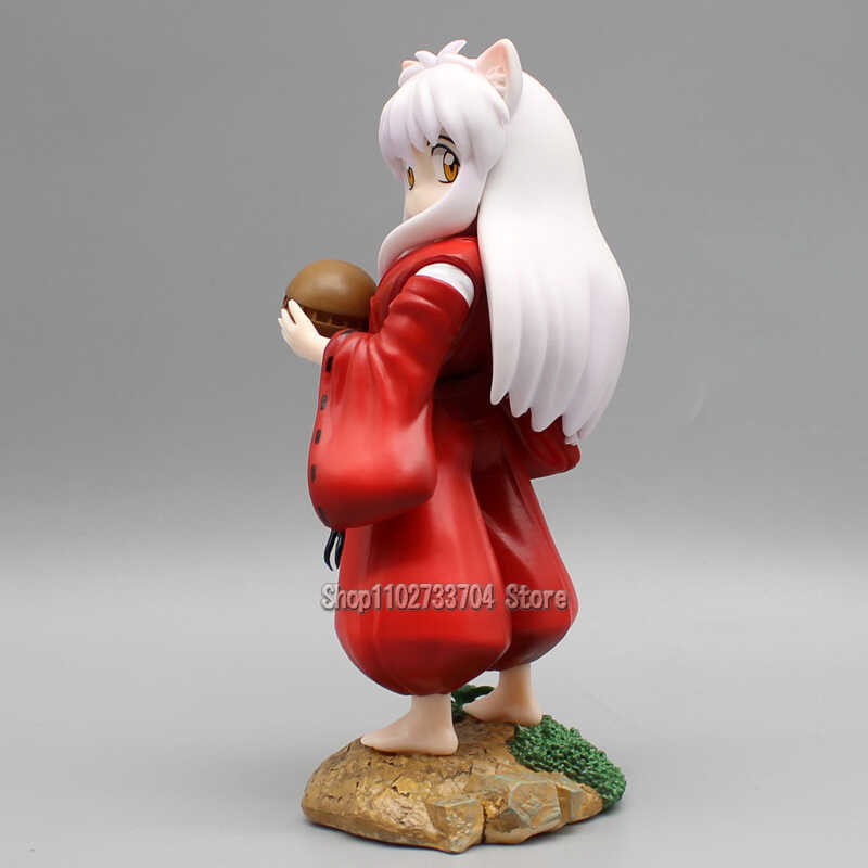 SK Anime Cute Inuyasha Sesshoumaru Action Figures Children's Standing ...