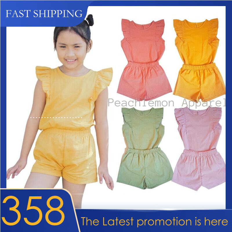 PL Kids- SET FOR KIDS Girl, SANDO SHORT TERNO COTTON | Shopee Philippines