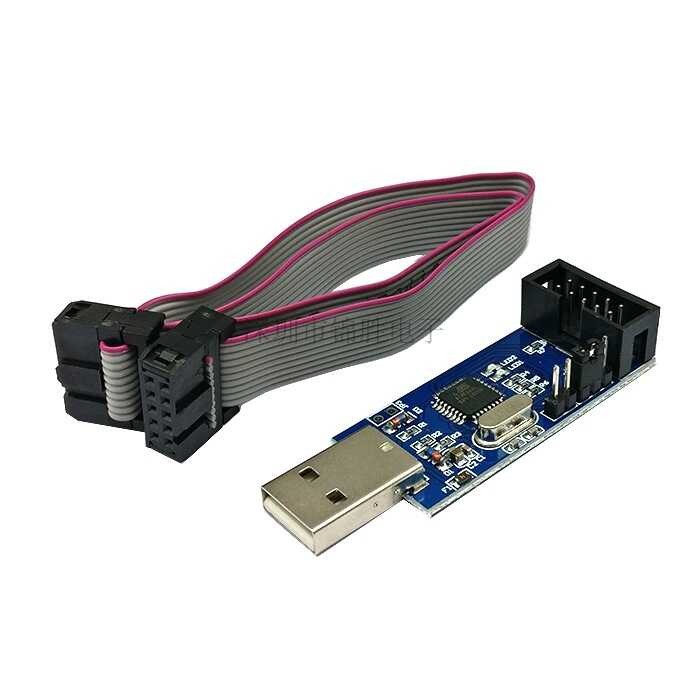 51 AVR programmer ISP USBASP downloader USBISP download cable with self recovery overcurrent pr ...