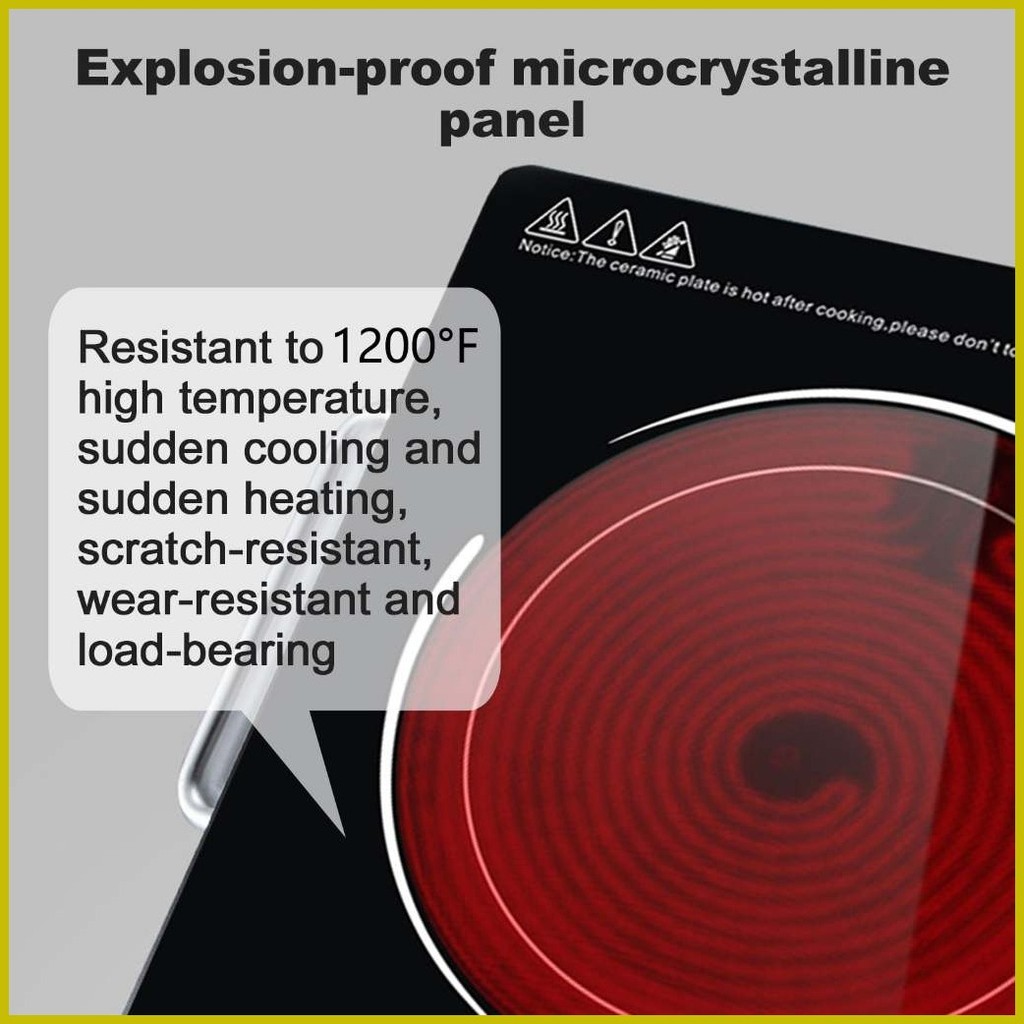 3500W Electric Stove Inverter Induction Cooker Ceramic Infrared ...