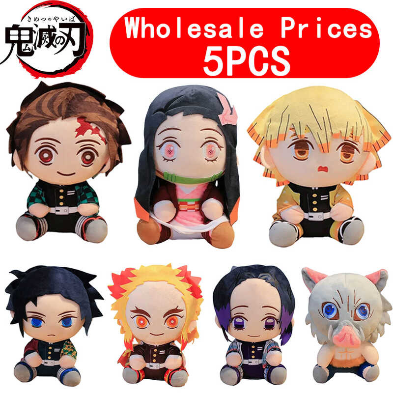 20Cm Q Bersyon Demon Slayer Kawaii Cute Cool Anime Toy Doll Puppet ...