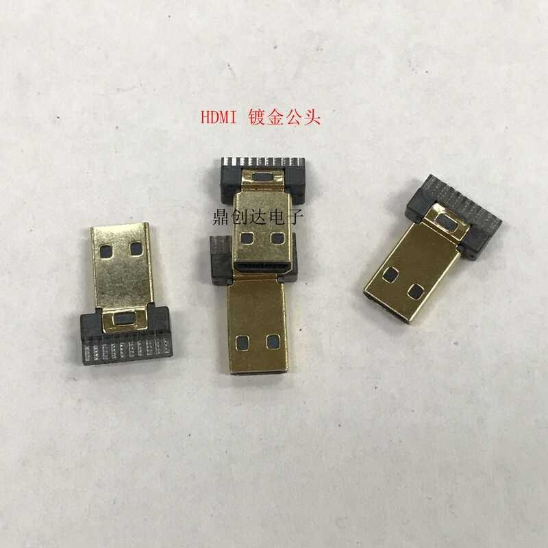 HDMI socket HDMI D type male clamp type MICRO HDMI soldering cable USB ...
