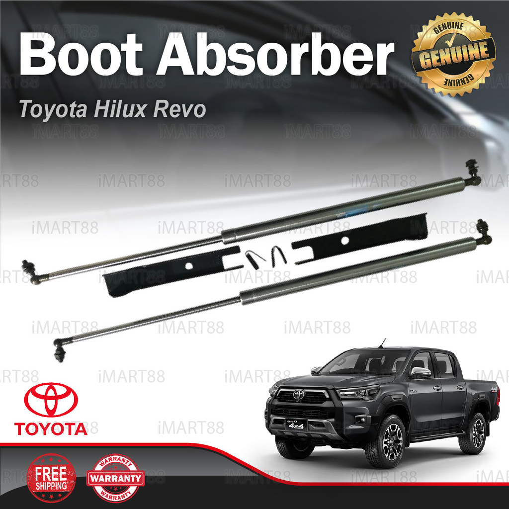 Toyota Hilux Revo Front Bonnet Damper Boot Absorber Gas Spring Set ...