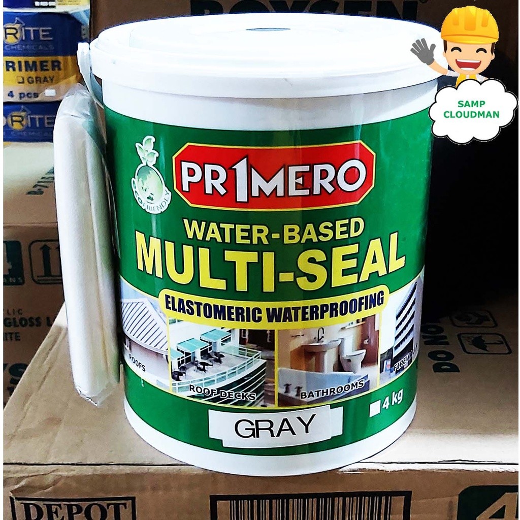 Primero Multi-Seal Elastomeric Waterproofing Paint Sealant Gallon Size ...