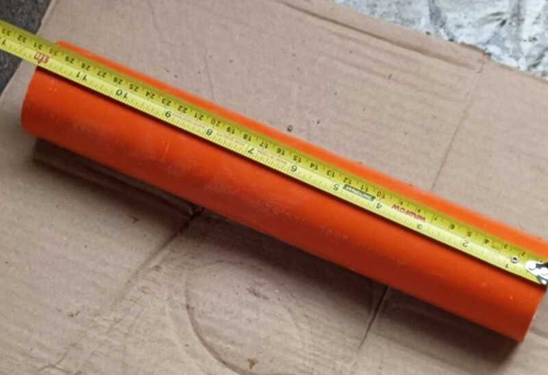 (Sold 1 FEET / 12 INCH Length) BIOPIPE PVC Orange Pipe S-600 | SIZE 2 ...