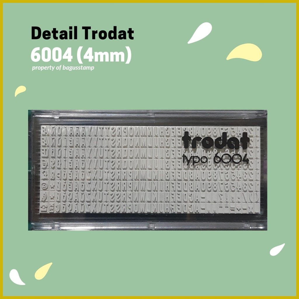 TYPO Trodat Extra Rubber 6003 6004 6005 3mm 4mm 5mm (4911 4912 4913 ...