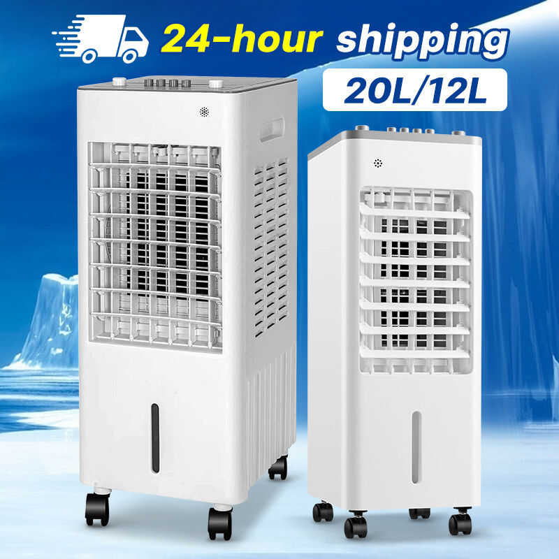 Air Cooler 20L Water Tank Mobile Air Conditioner Tower Conditioning ...