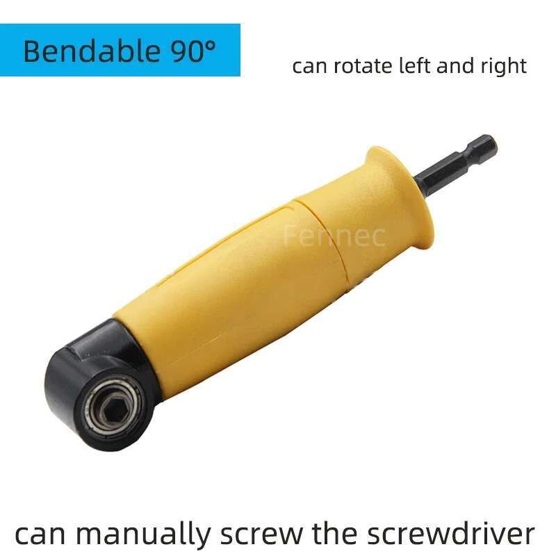 Hexagonal Handle Yellow 90 Degree Extended Corner Tool Right Angle ...