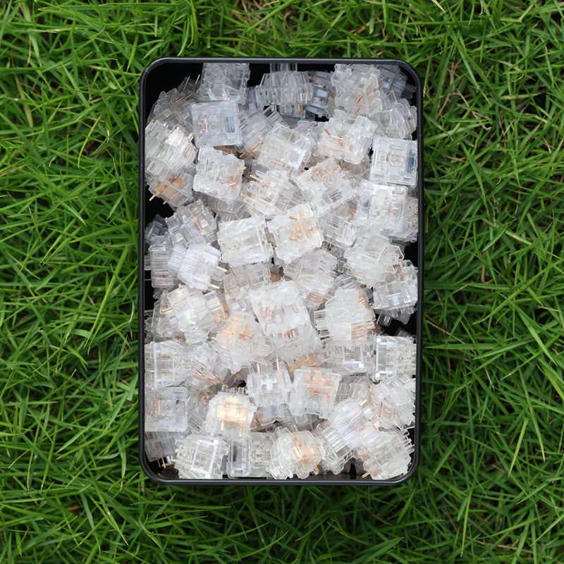 Outemu Ice Snow Mute Switch Transparent Customization Mechanical ...