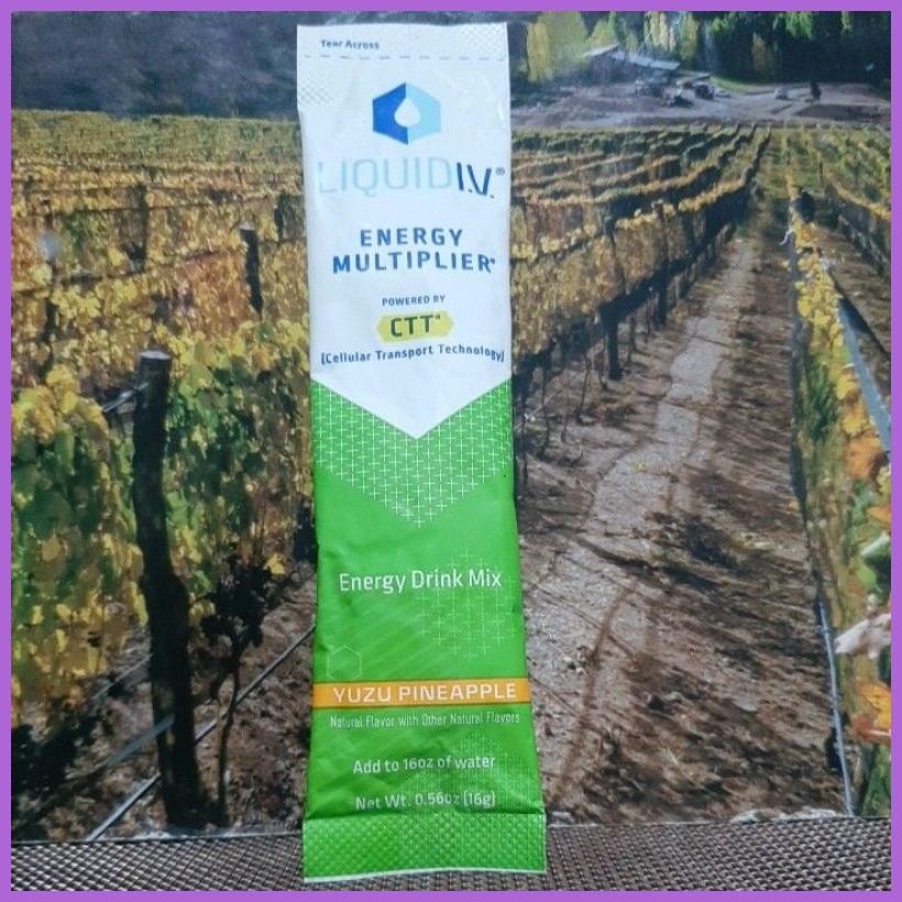 Liquid I.V. Energy Multiplier Energy Drink Mix Powder Yuzo Pineapple ...