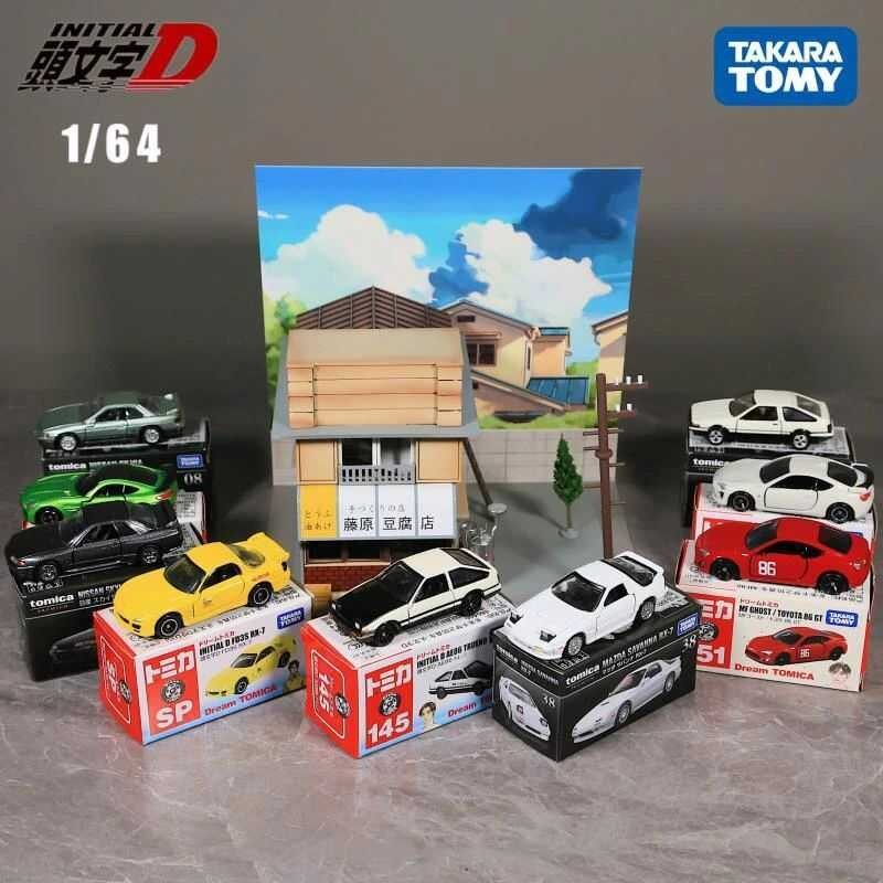 D TOMY Initial Toyota Ae86 Rx7 GTR ra Alloy Diecasts & Toy Vehicles ...