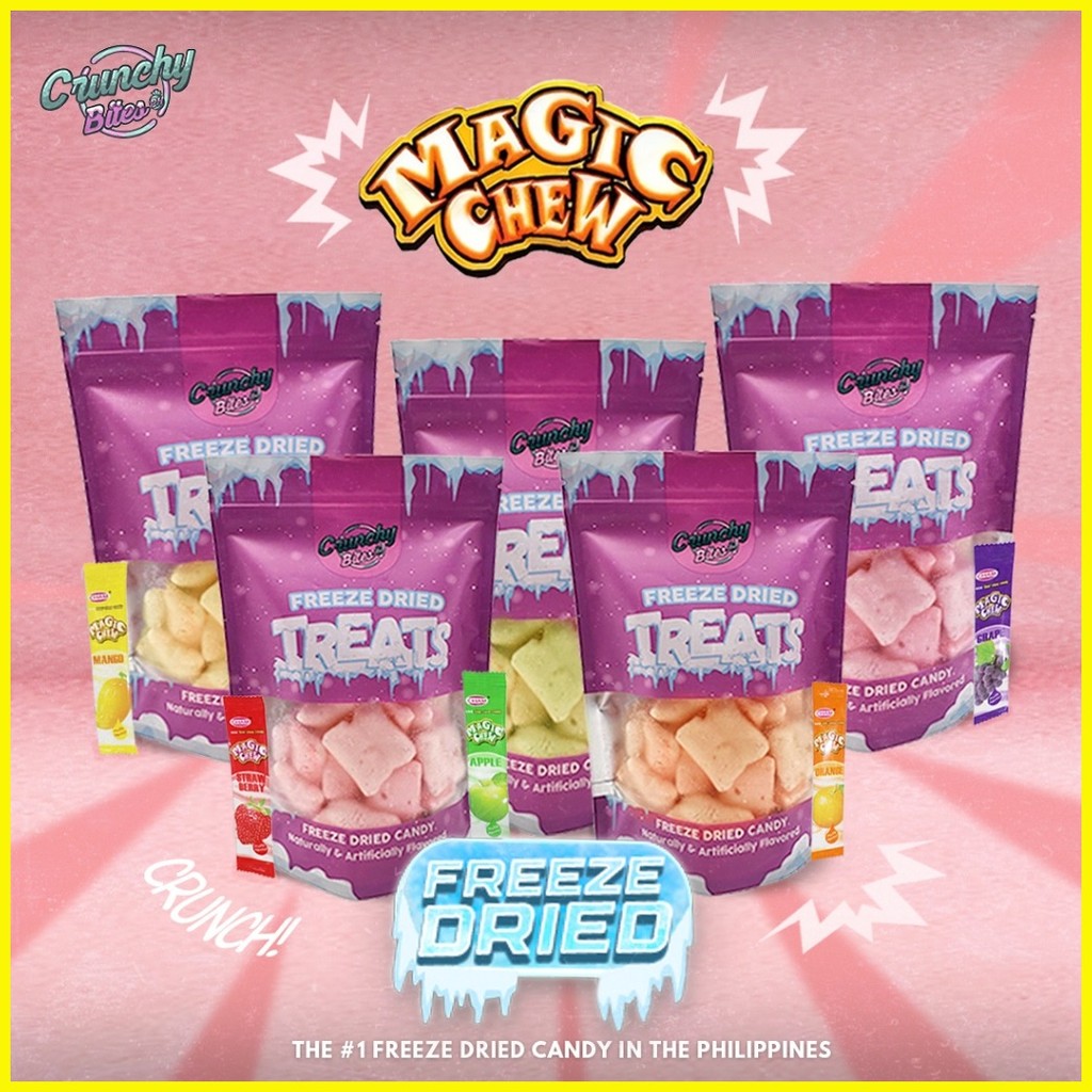 ♟ Freeze Dried Candy- Magic Chew 30grams & 50grams Per Pack - Crunchy ...