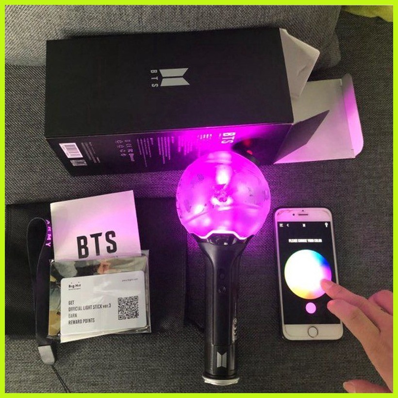 BTS Bluetooth Lightstick Ver3 Bangtan Boys Concert Army Bomb KPOP Light ...