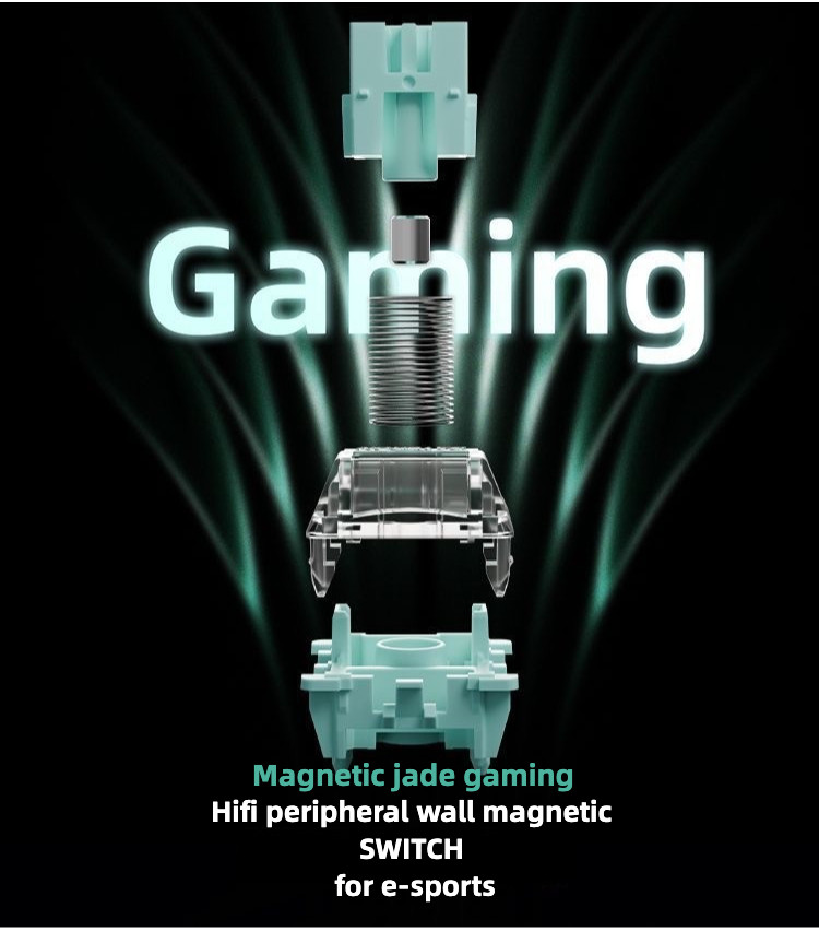 GATERON Magnetic Jade Switch Gaming&Magnetic Jade Pro New Switch Dust ...