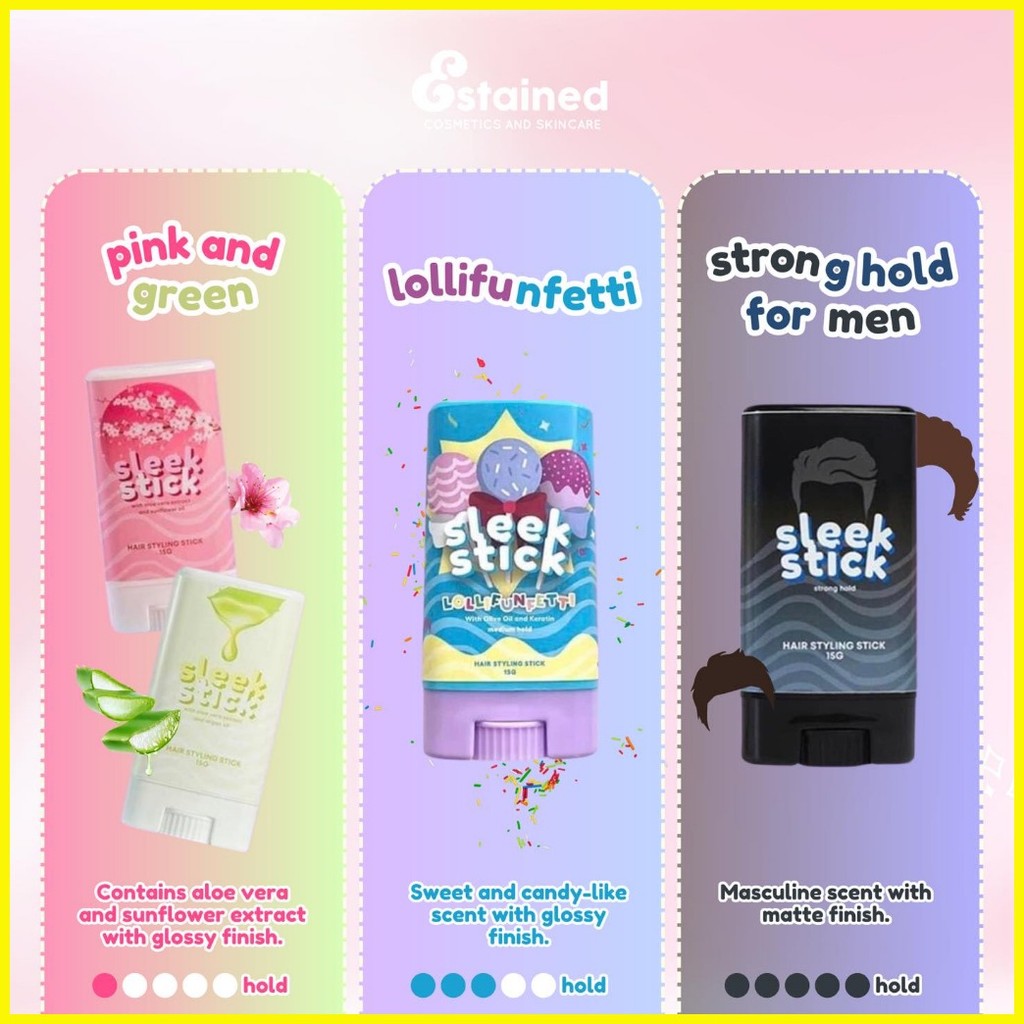∏ ∆ Sleek Stick for Hair Original by Estained Lollifunfetti Candy Scent ...