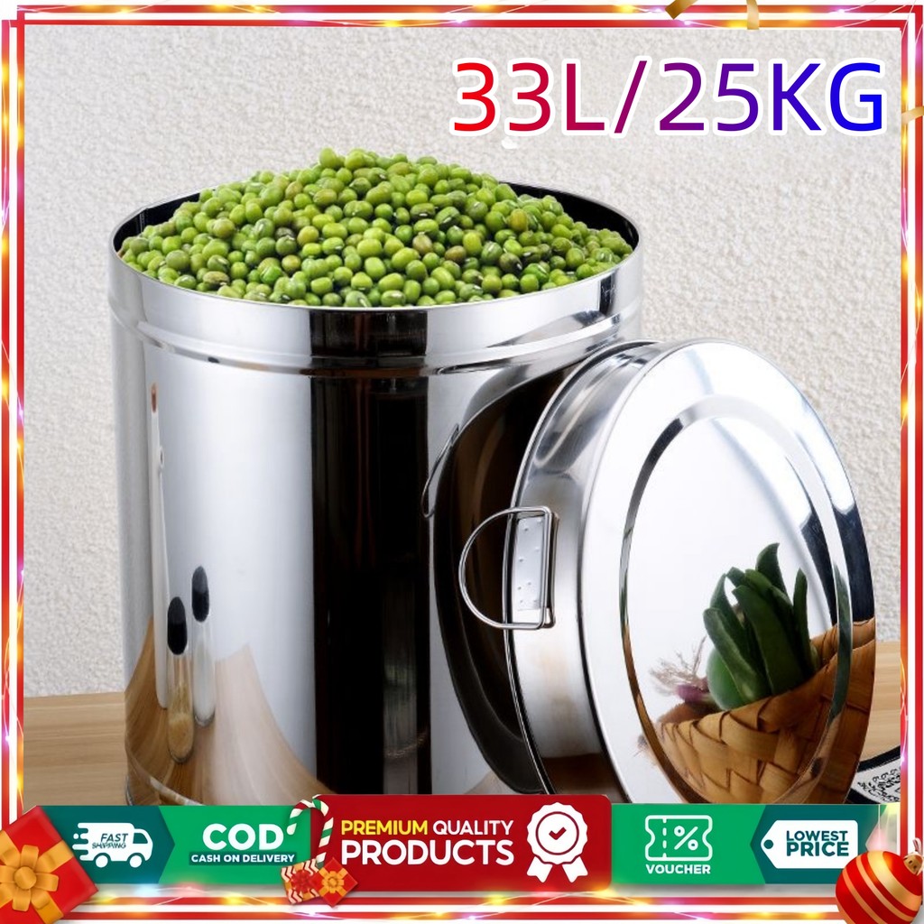 Rice Bucket / Bekas Beras / Tong Beras / Rice Container / Rice Storage ...
