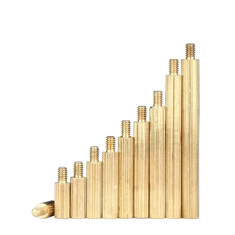 M2 Single Head Copper Column Single Pass Rolled Flower Screw Column ...