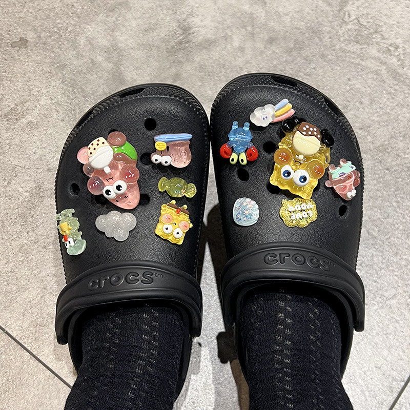 Luxury Clogs Charms Set | Cute & Trendy Shoe Charms with Crystal ...