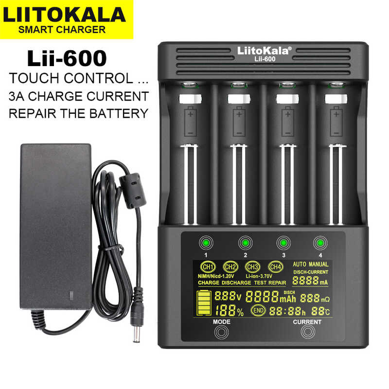 LY Liitokala Lii-S8 Lii-M4 Lii-600 Lii-Pd4 S1 LCD Display Universal ...