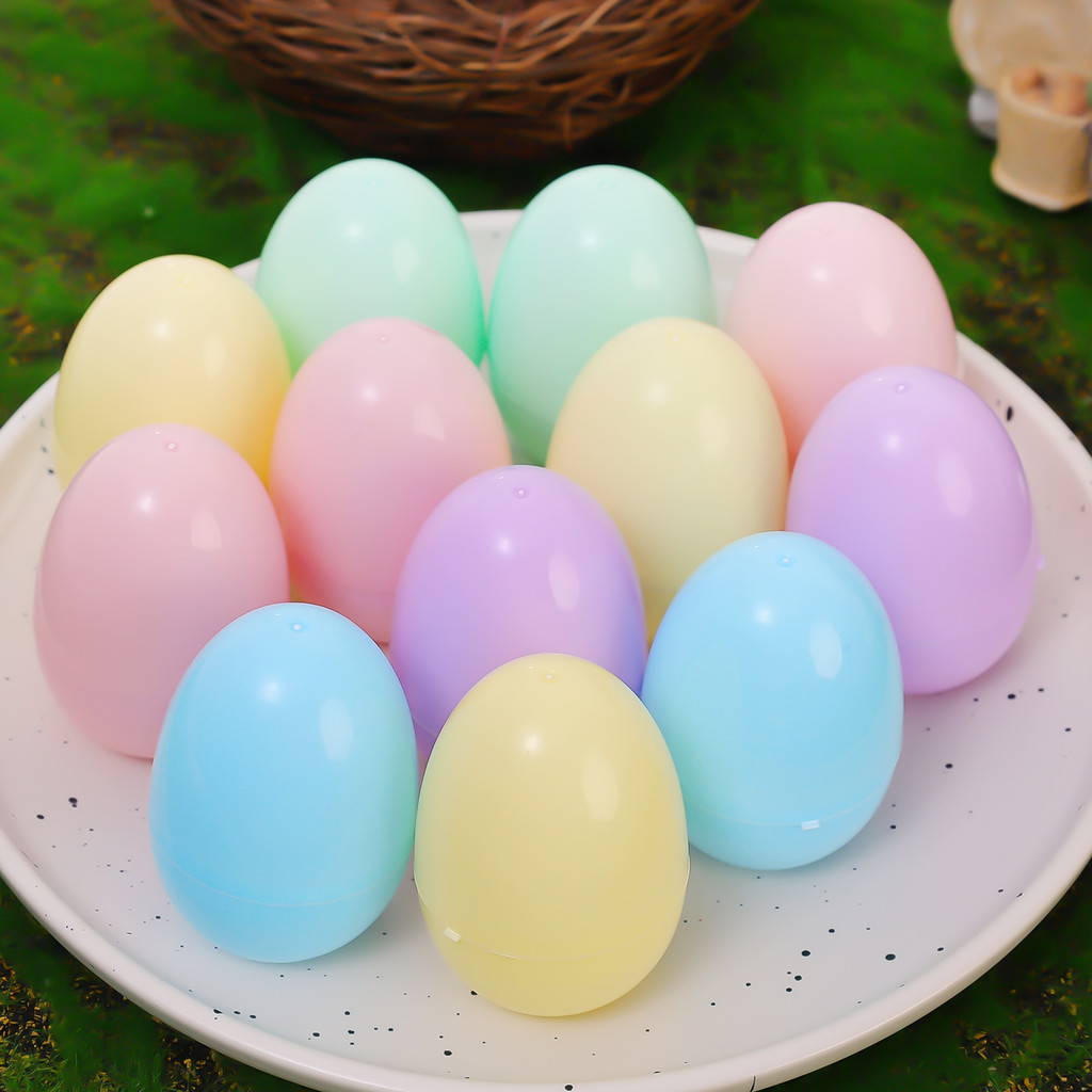 Plastic Empty Easter Eggs Surprise Gift Box - Funny Egg Hunting Props ...