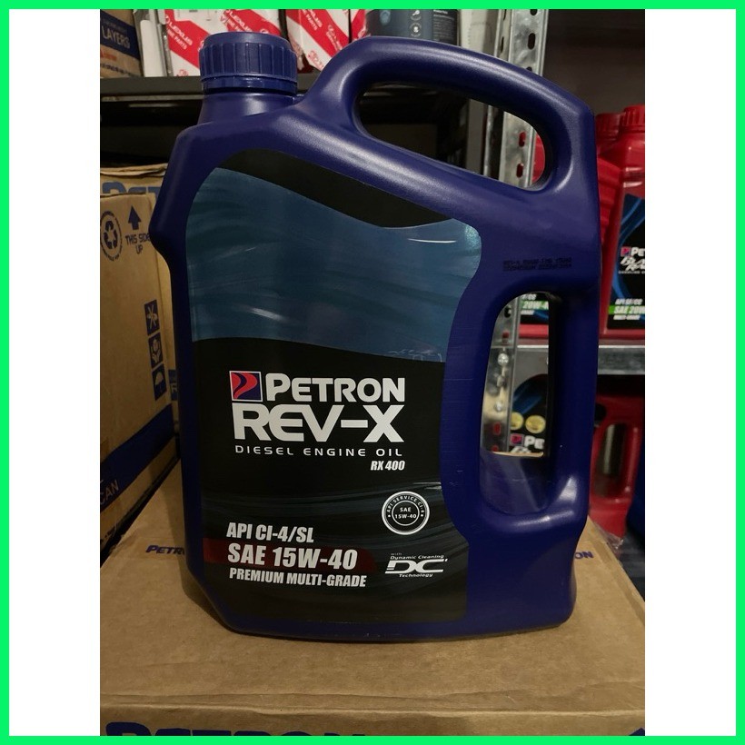 Petron Rev-X Diesel Engine Oil Sae 15W-40 RX400 1 Liter | Shopee ...