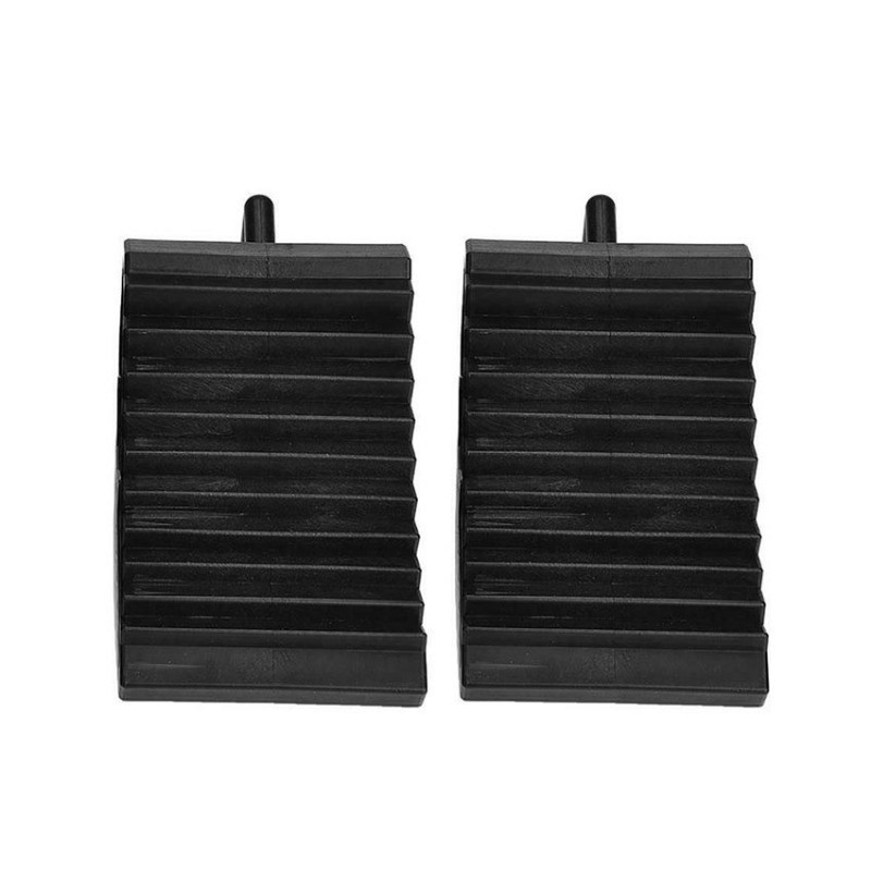 Universal Heavy Duty Car Wheel Chock 1 Set (2pcs) ABS Plastic Parking ...
