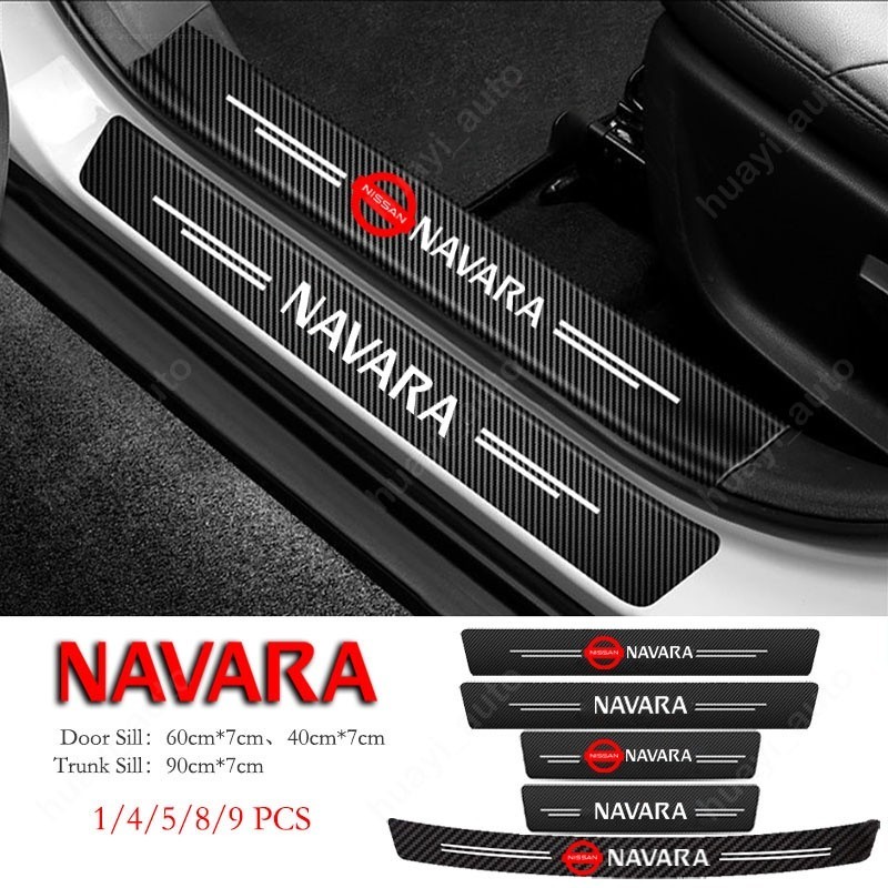 Nissan Navara Car Sill Sticker Anti-Scratch Waterproof Trunk Protector ...