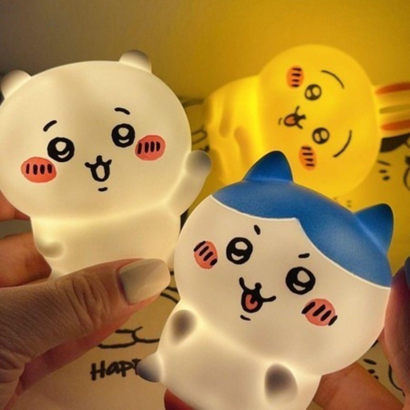 Chiikawa Hachiware Usagi Night Light Glowing Children Toy Bedside Lamp ...