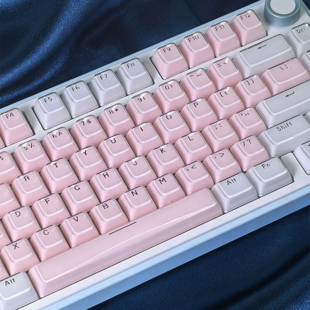 Jelly Keycap OEM Profile PC PBT 135 Keys Light Transmission Wooting MAD ...