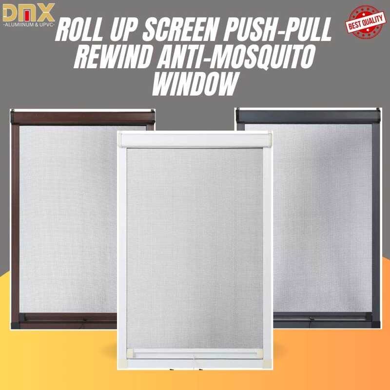 UP SCREEN ROLL Push-Pull Rewind Anti- Window Sp-17 | Shopee Philippines