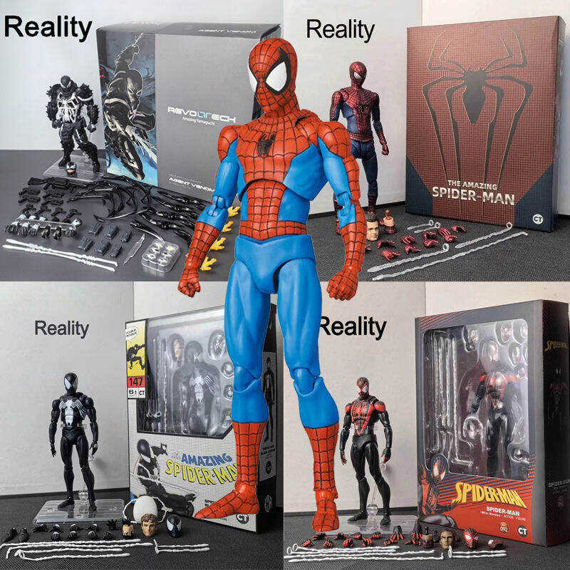 1/12 Spider-Man Ct Mafex 147 Anime The Amazing S.H.Figuarts Spiderman ...