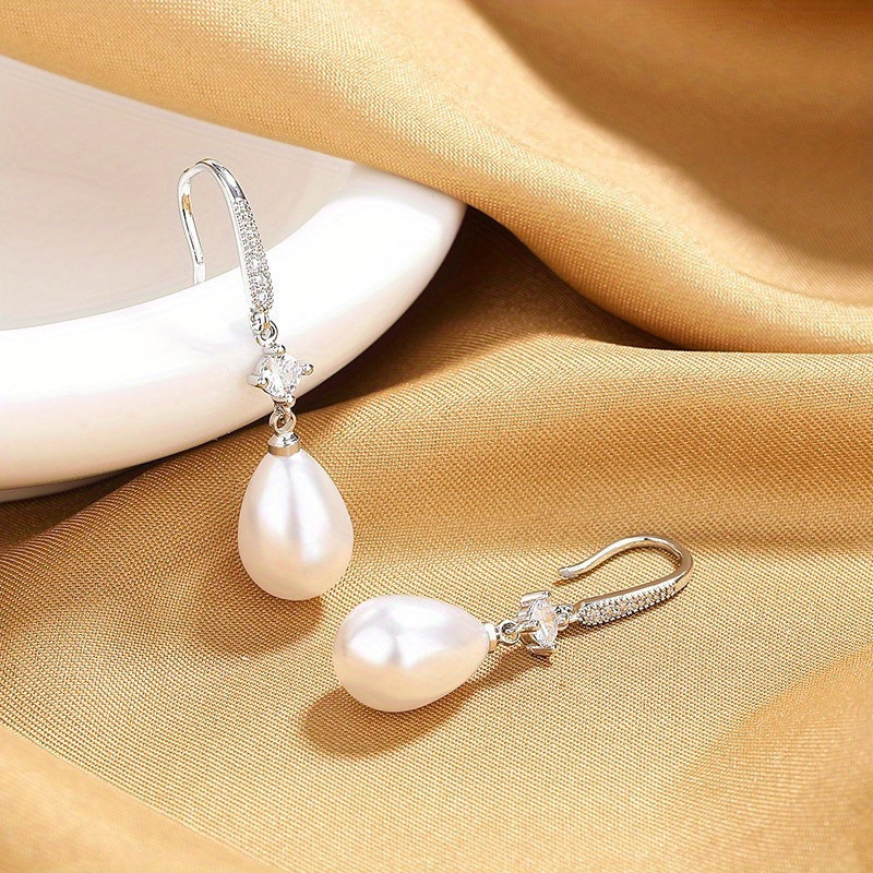 Pearl Earrings Hikaw for Woman Aritos Piercing Earring 1pair Luxury ...