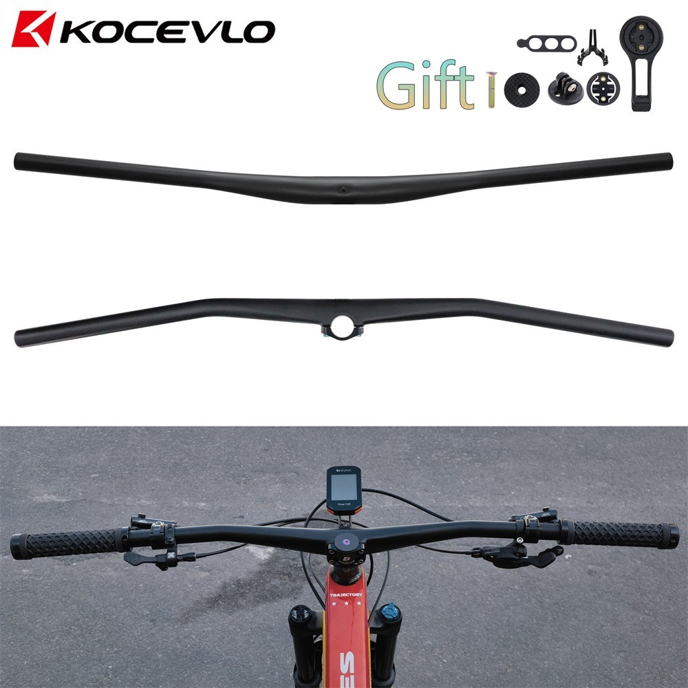Kocevlo Mountain Bike Carbon Fiber Integrated Handlebar Horizontal ...