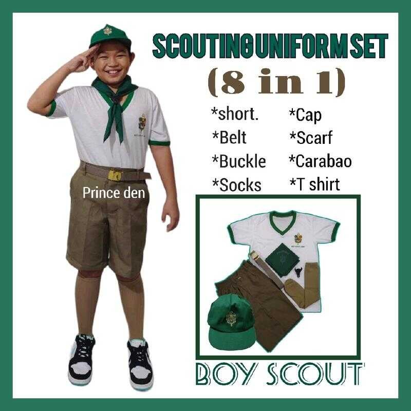Scouting/School UNIFORM SET TYPE B KAB KID BSP | Shopee Philippines