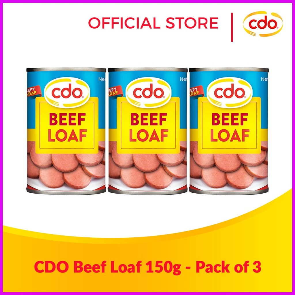 Ⅷ CDO Beef Loaf 150g - Pack of 3 | Shopee Philippines